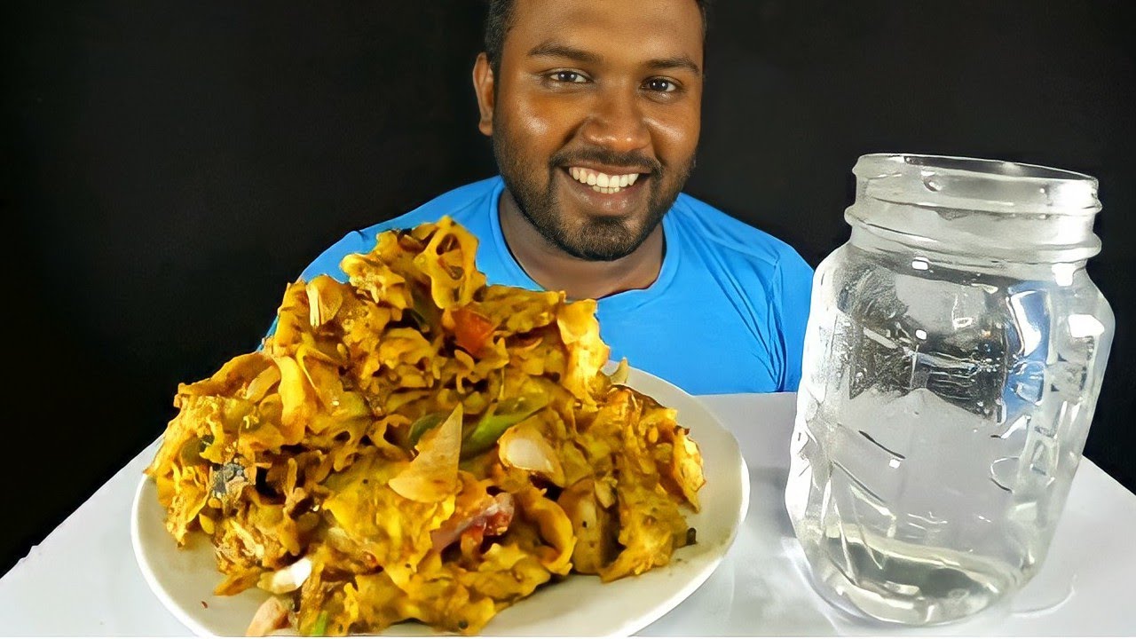 Homemade dolphin kottu | sri Lanka food | eating show #dilNtaste - YouTube