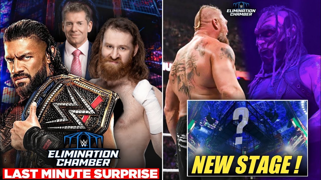 LAST Minute UPDATE ! VINCE Surprise Roman vs SAMI ELIMINATION CHAMBER ...