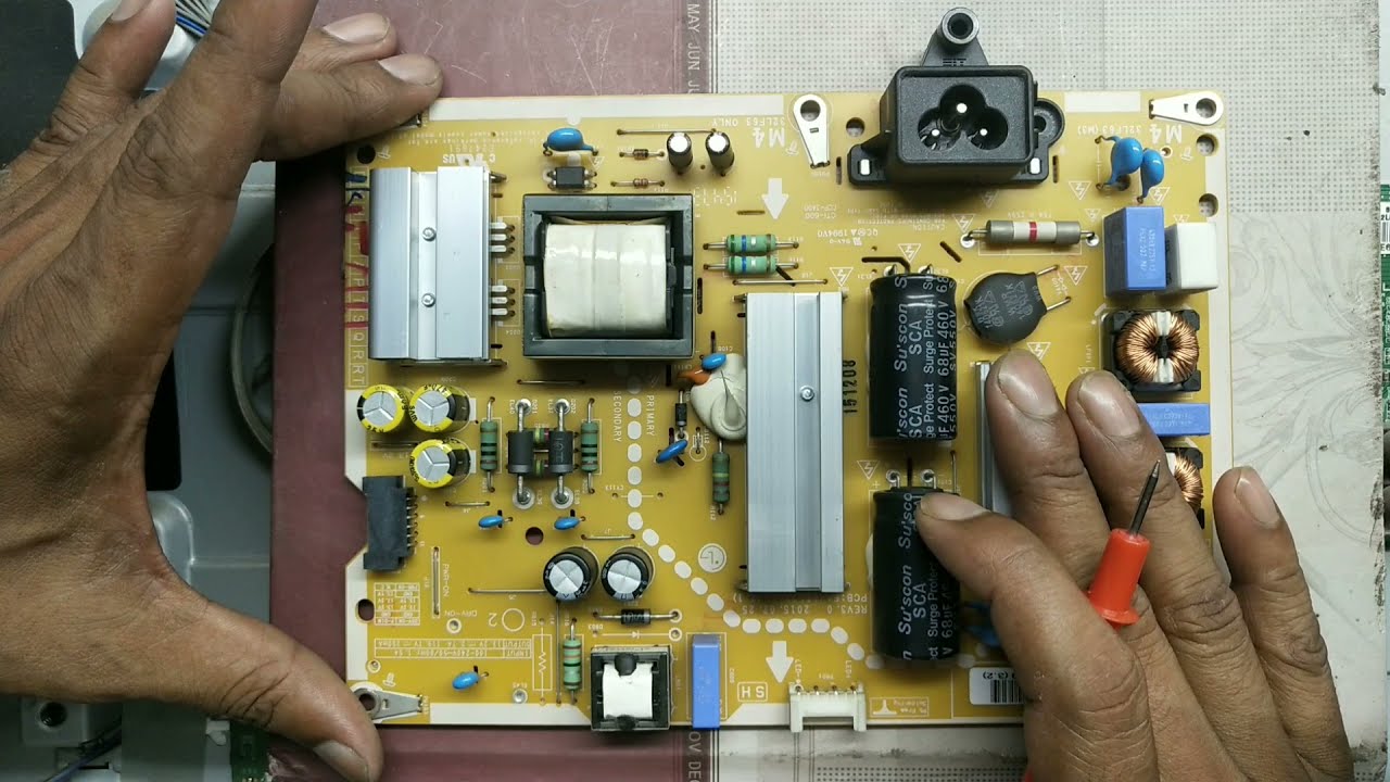 How to repair LED TV SMPS Power Supply - YouTube