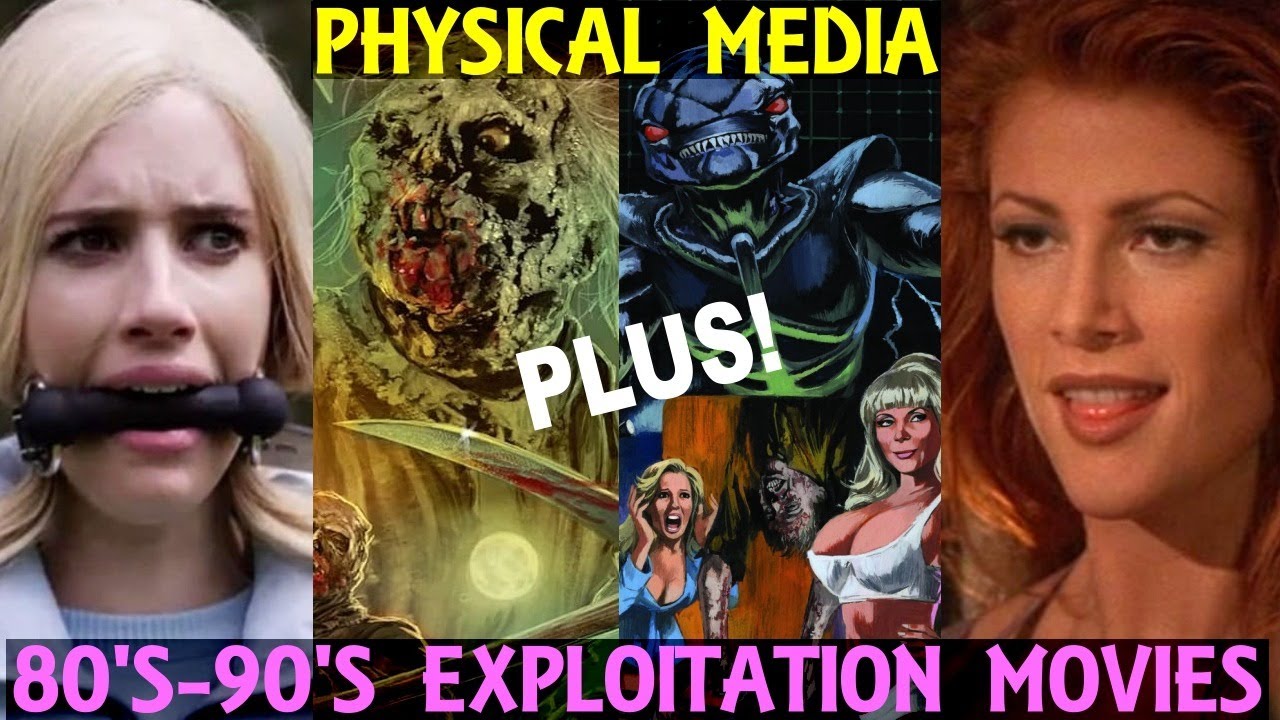 PHYSICAL MEDIA! | 80's and 90's EXPLOITATION Movies | Sci-Fi HORROR and ...