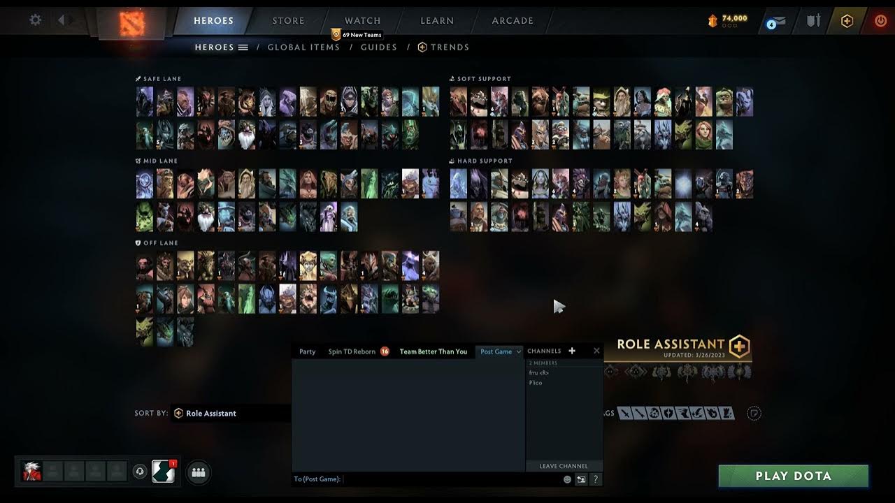 Dota 2 Hero Selection Screen - YouTube
