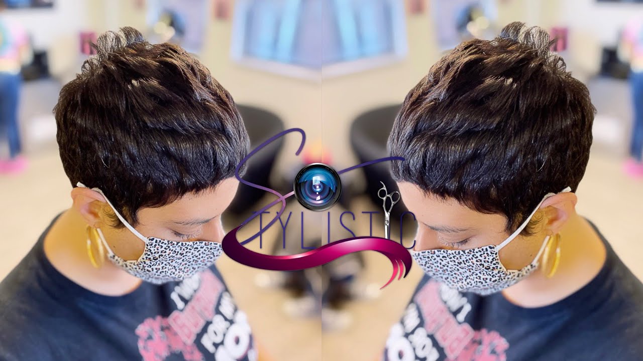 Pixie Cut Styling - YouTube