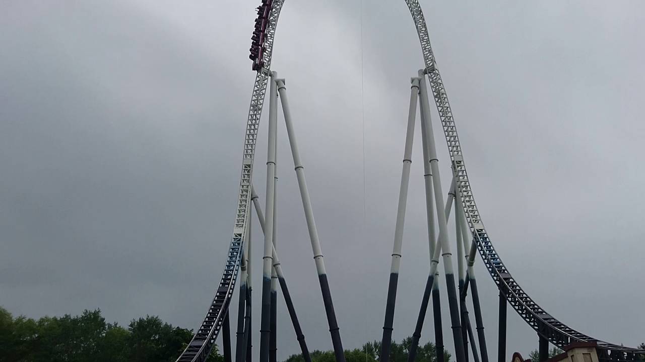Stealth Roller Coaster Ride At Thorpe Park Resort - YouTube