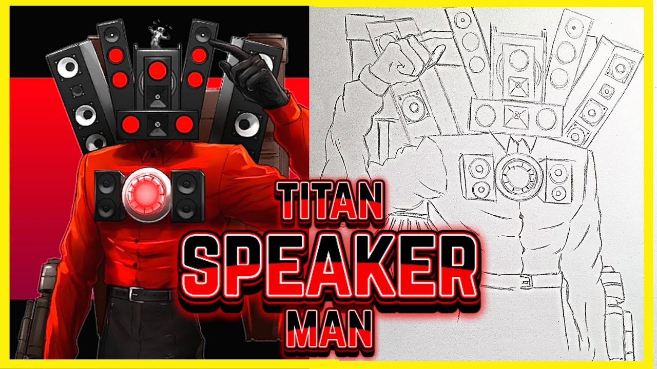 COMO DESENHAR O TITAN SPEAKER MAN UPGRADED - TUTORIAL/PASSO A PASSO - YouTube