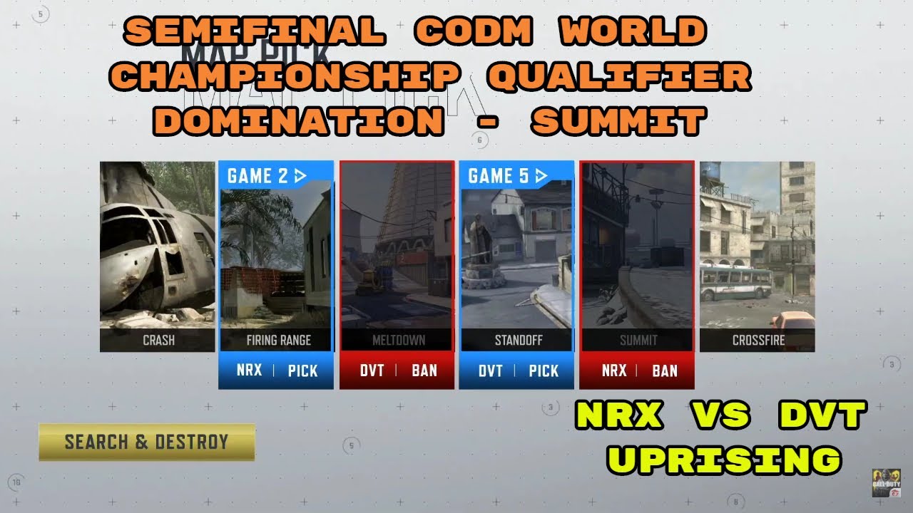 NRX VS DVT UPRISING | Semifinal CODM World Championship Qualifier ...