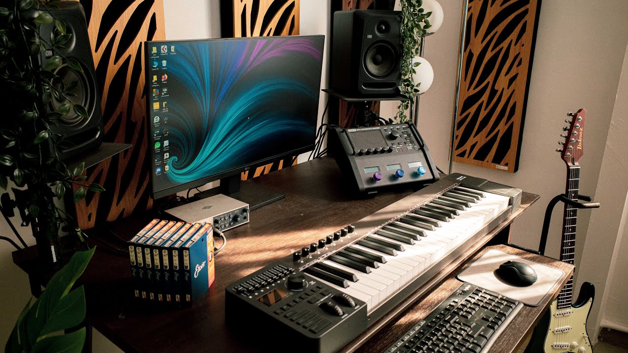 Home Studio Tour + New Gear - YouTube