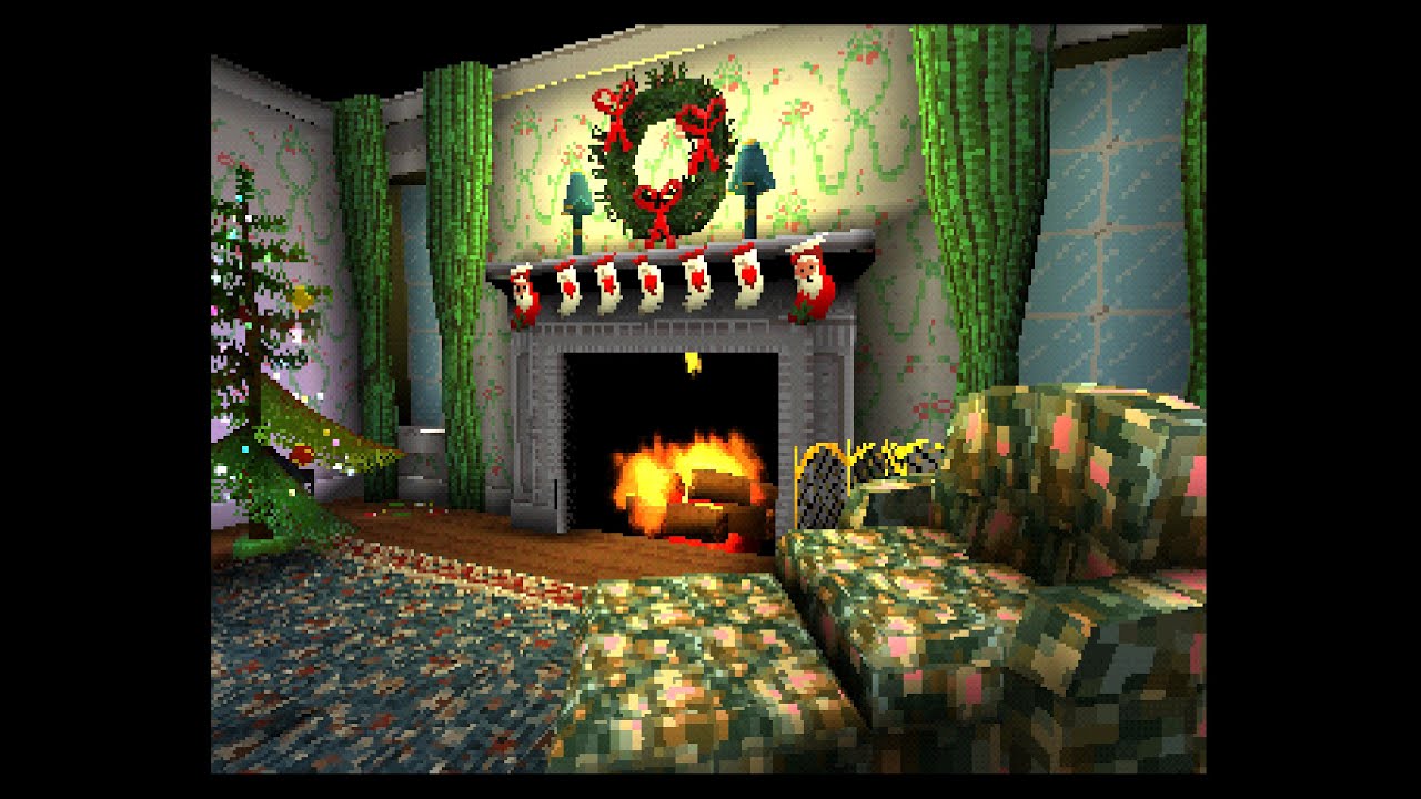 Yule Log 2 Yule Harder (PS1 realtime demo) - YouTube