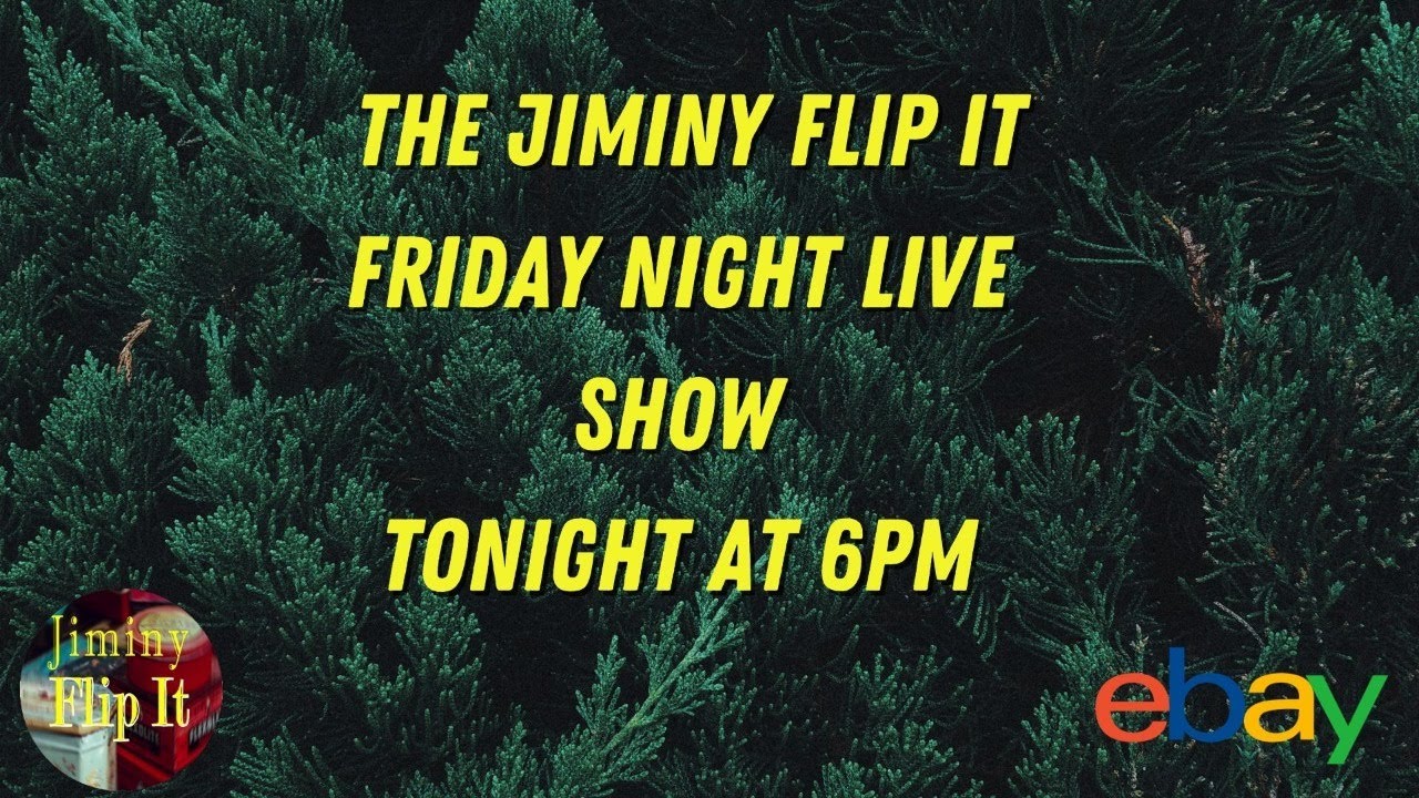 The Jiminy Flip It Friday Night LIVE Show - YouTube