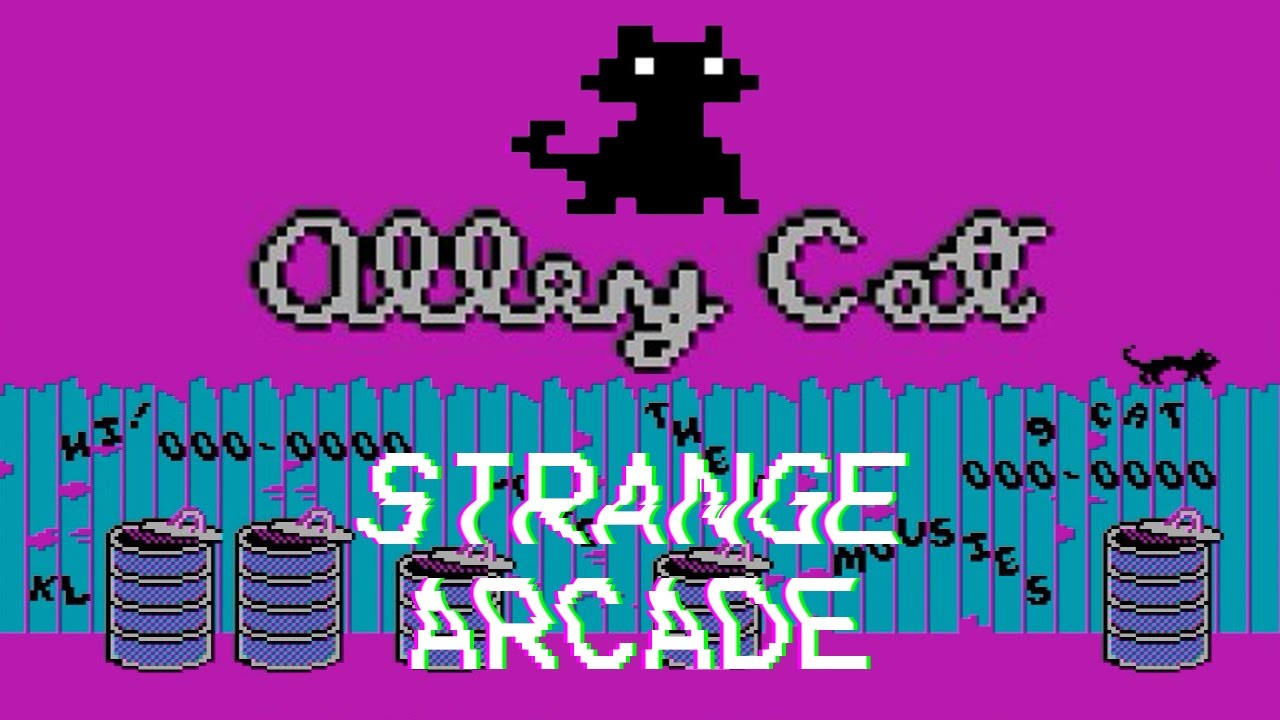 Alley Cat MS-DOS - Trash Cat - Let's Play - YouTube