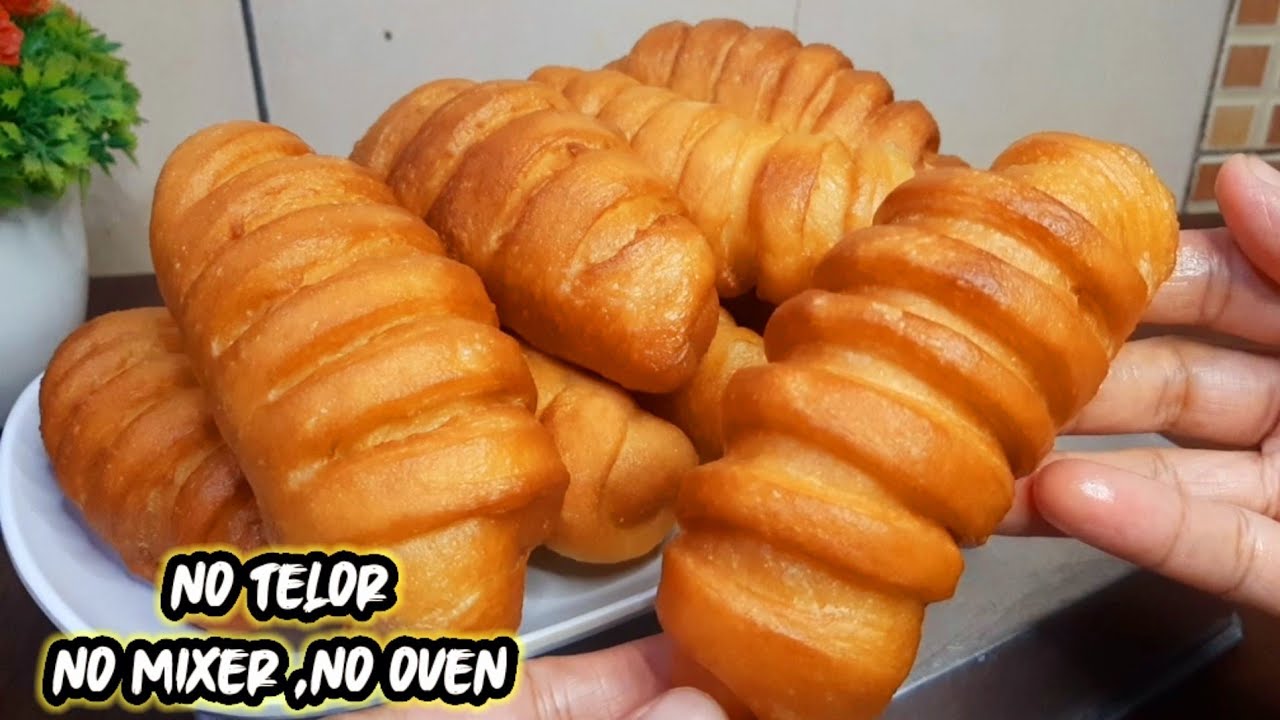 RESEP ROTI GORENG PRAKTIS ENAK DAN GEMOY - YouTube