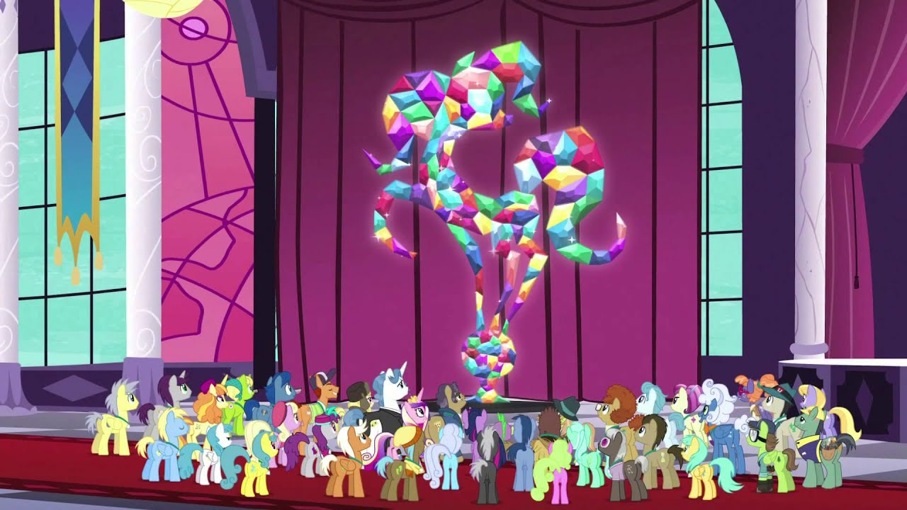 The delegates rebuild the statue with Spike - Princess Spike - YouTube