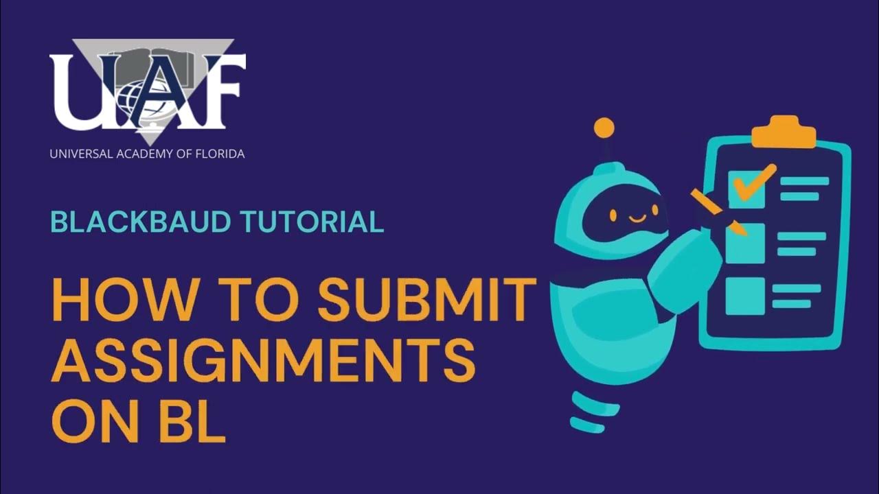 Blackbaud Tutorial #1 - How to submit assignments on Blackbaud? - YouTube