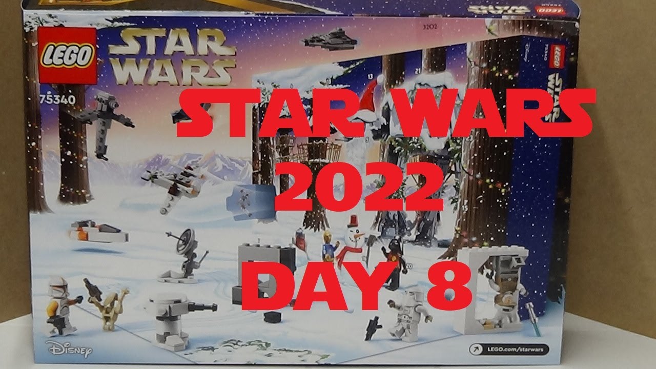 LEGO 75340 STAR WARS ADVENT CALENDAR DAY 8 - YouTube