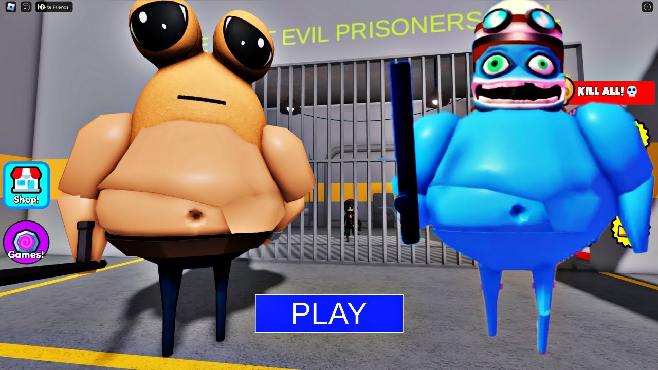 POU BARRY'S PRISON RUN #roblox #gaming - YouTube