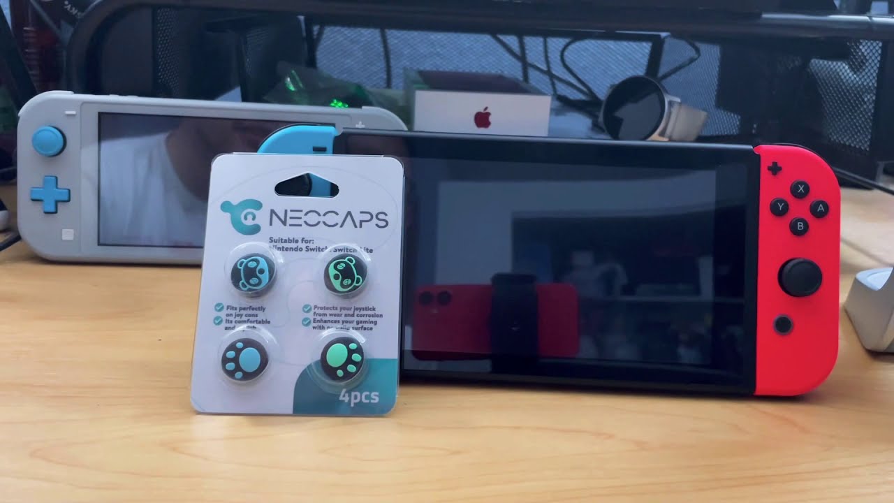 NEOCAPS Nintendo Switch Thumb Cap Covers - YouTube