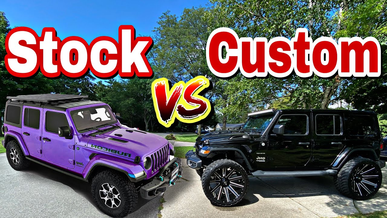 Which Is Better? Stock Jeep Or Custom Jeep - YouTube