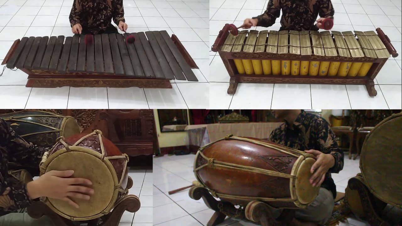 Ladrang Pangkur Slendro Sanga (Kendhang, Gender, Gambang) - YouTube