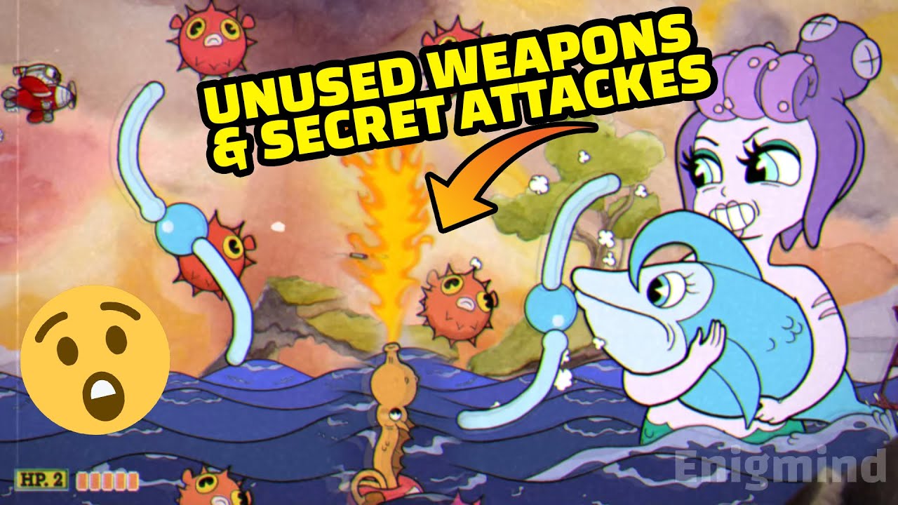 Cala Maria Unused weapons and phases first time you will see - Cuphead ...