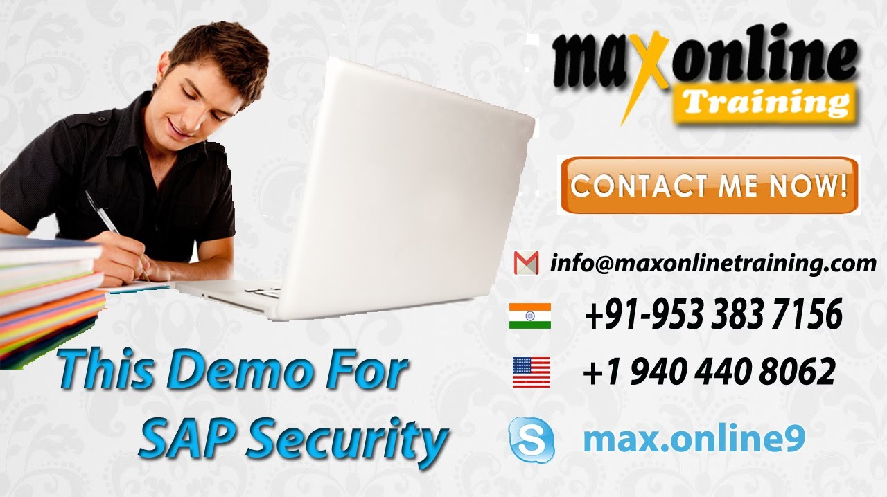 SAP Security Training Videos | SAP Security Demo Video | Max ...