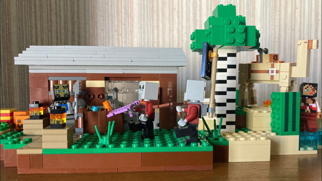 LEGO Minecraft Survival Base MOC - YouTube