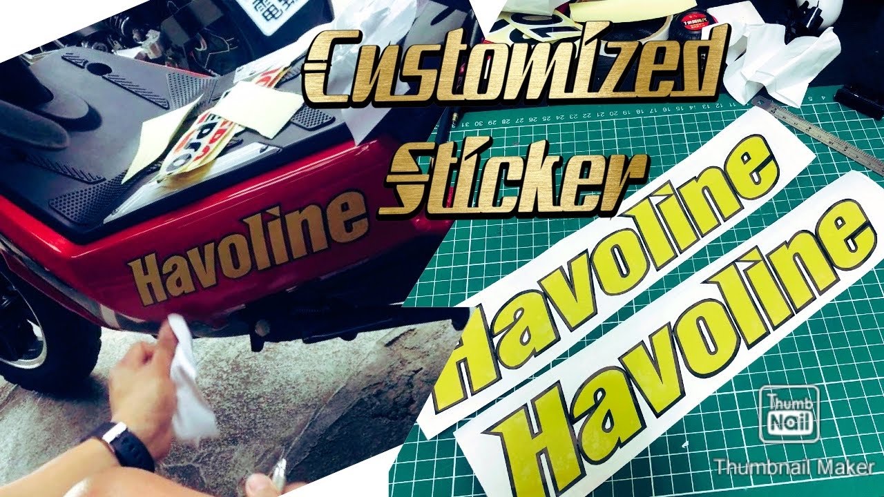 Havoline ( DIY sticker) - YouTube