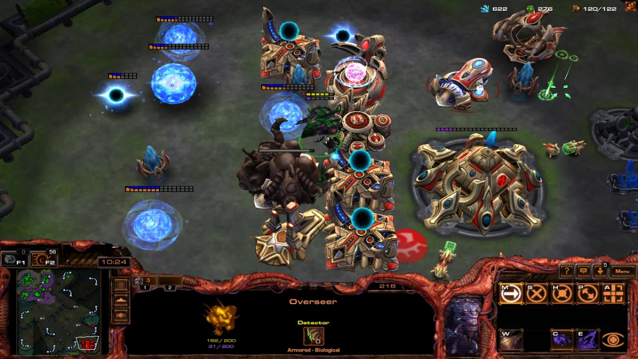 Starcraft 2 - how to use the Zerg Structures and Units - YouTube