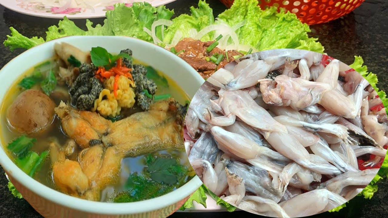 Frog soup recipe/Frog soup mukbang តុងយ៉ាមកង្កែបពិសេស/ងាំងូវកង្កែបពិសេស ...