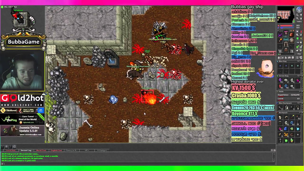 [Tibia] [Beneva] Undead cavebears - YouTube