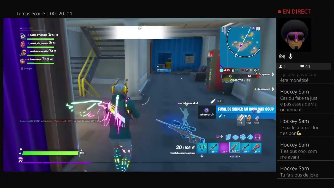 Live Fortnite on caliss du n'importe quoi - YouTube