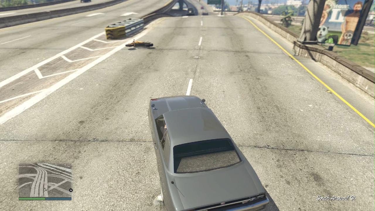 Grand Theft Auto V epic crash - YouTube