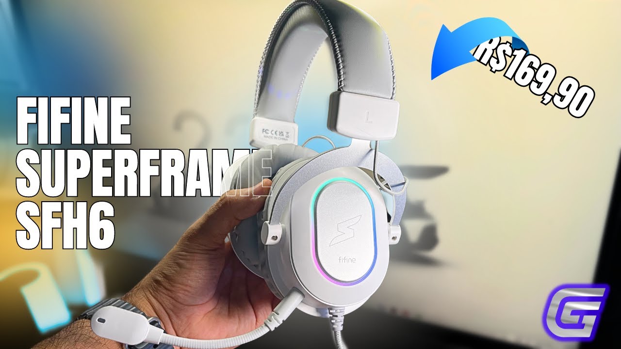 HEADSET FIFINE SUPERFRAME SFH6 - MUITO BARATO PELO QUE ENTREGA - YouTube