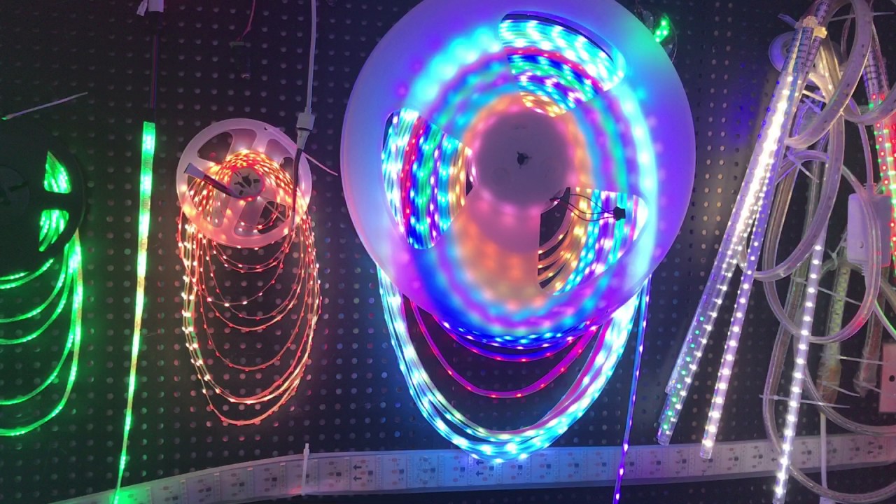 65 Feet Dream Color Programmable Flex LED Strip Lights - YouTube