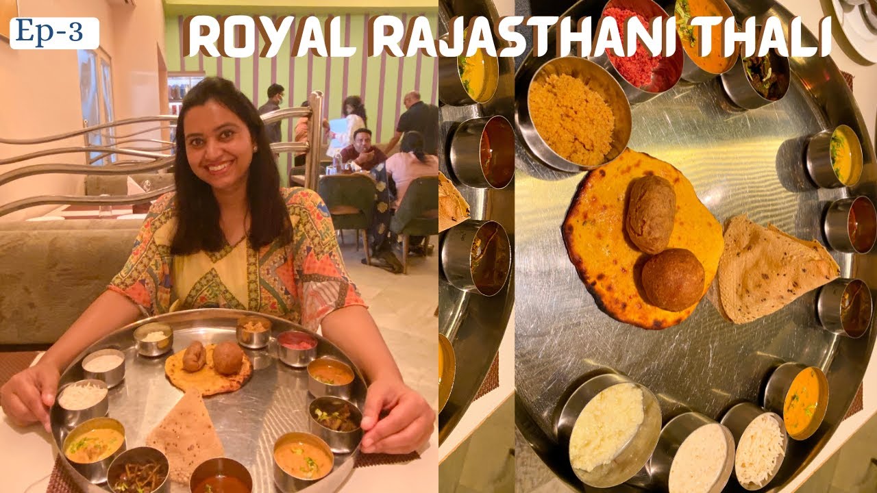 Royal Rajasthani Thali of LMB || Patrika Gate and Jal Mahal - YouTube