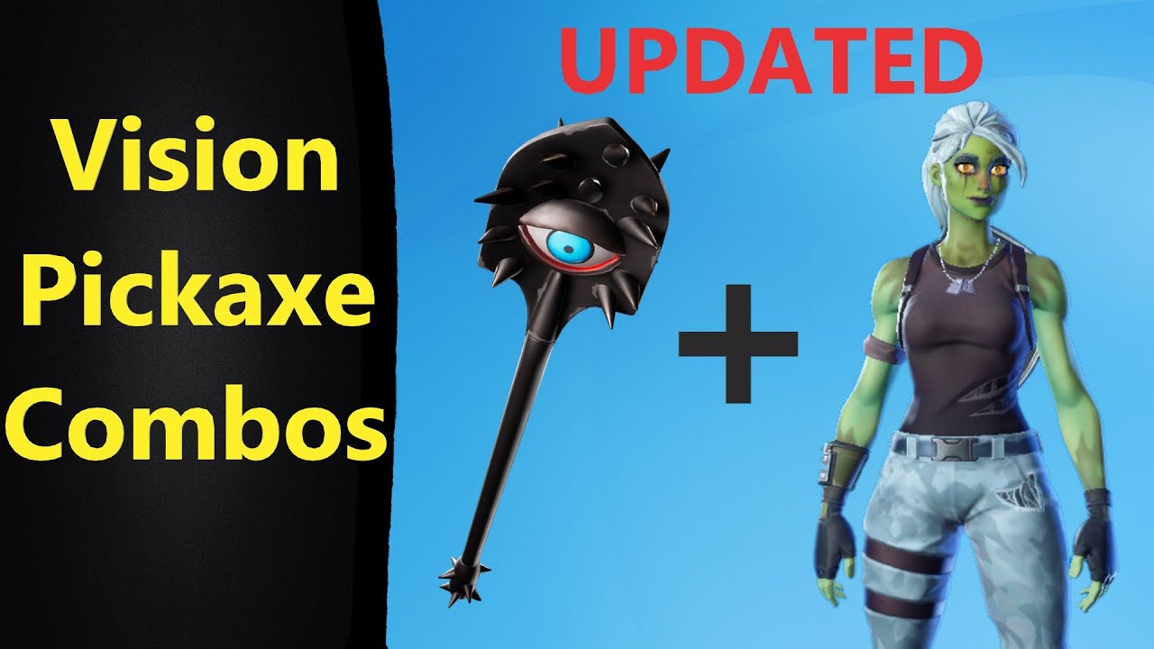 *UPDATED* Vision Pickaxe Combos in Fortnite - YouTube