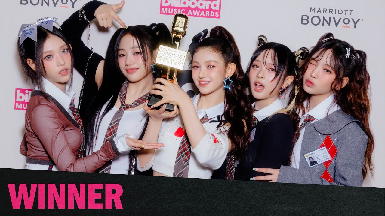 NewJeans win Top Global K-Pop Artist [2023 Billboard Music Awards ...