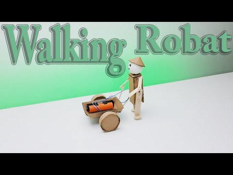 How To Make a Simple Walking Robat | at Home | Simple Robat - YouTube