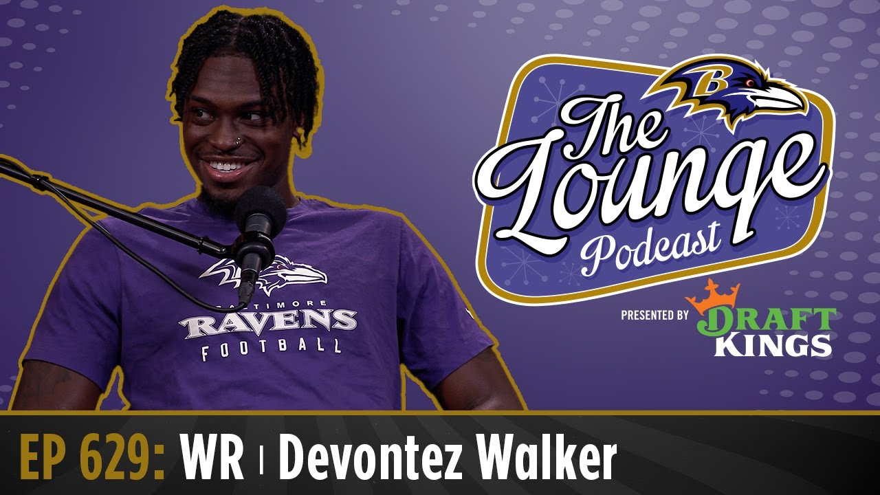 Devontez Walker Joins The Lounge | Baltimore Ravens - YouTube