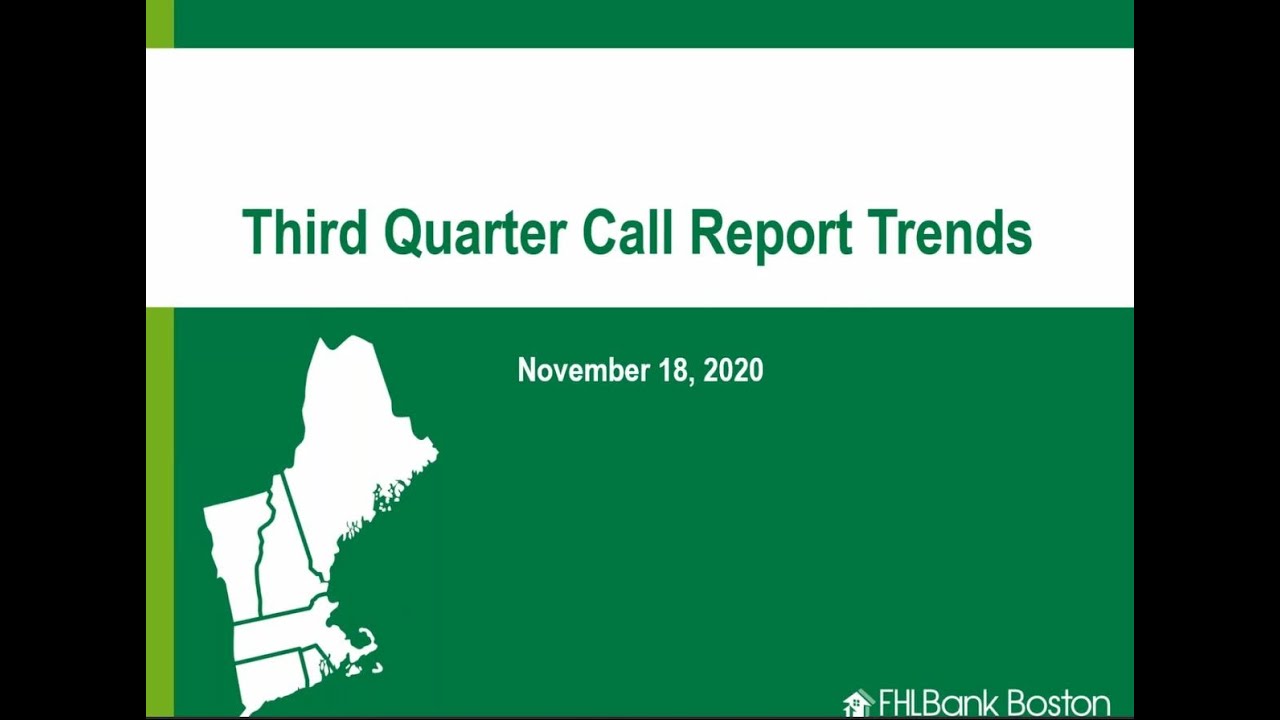 Key Trends from Third Quarter Call Reports - YouTube