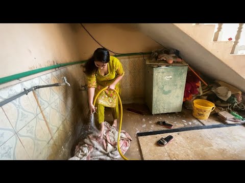 Cleaning vlog hot __ desi hot vlog __ Zoya family vlog 