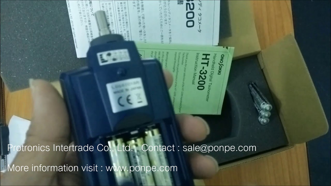 HT-3200 /Onosokki Unpack and basic using guide - YouTube