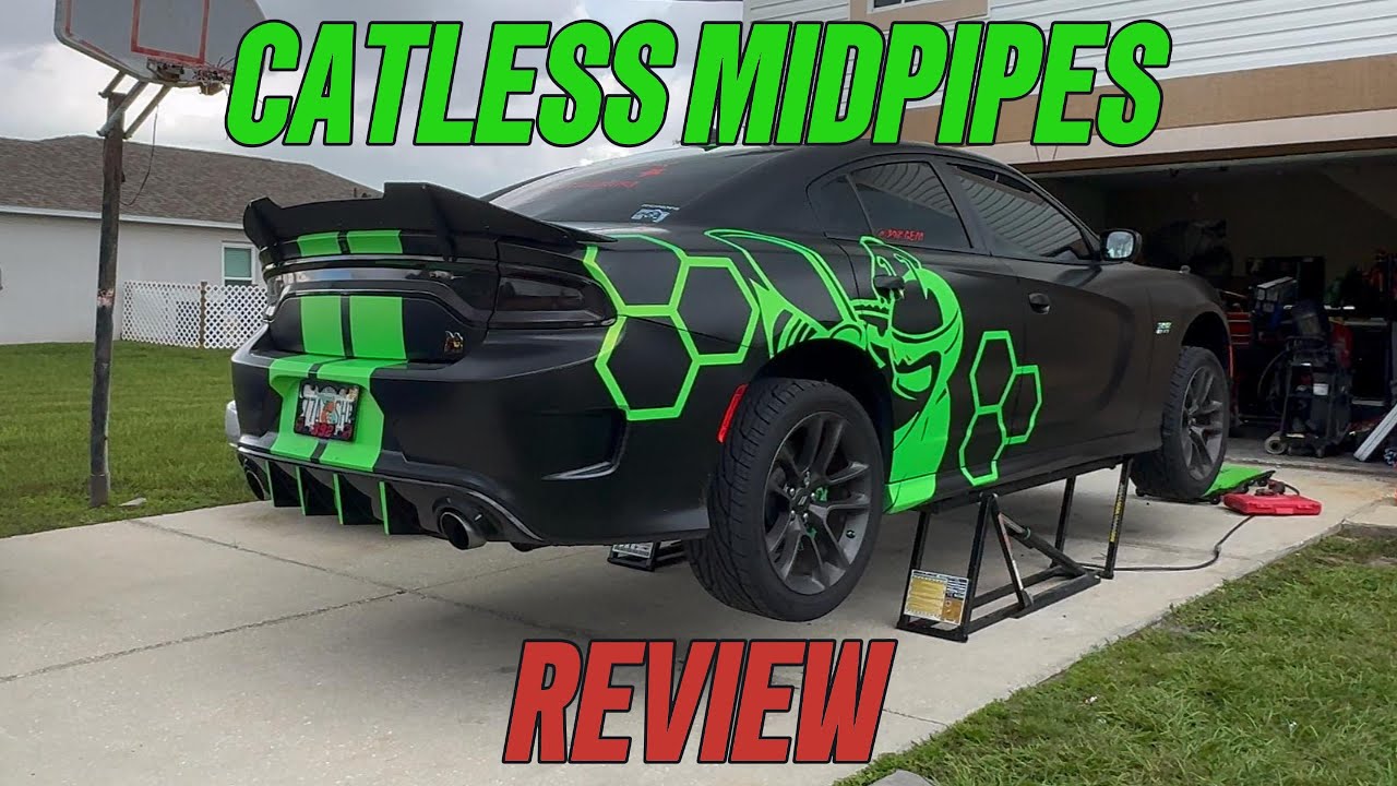CATLESS MIDPIPES REVIEW / 392 CHARGER (POV DRIVE) 🔥 - YouTube
