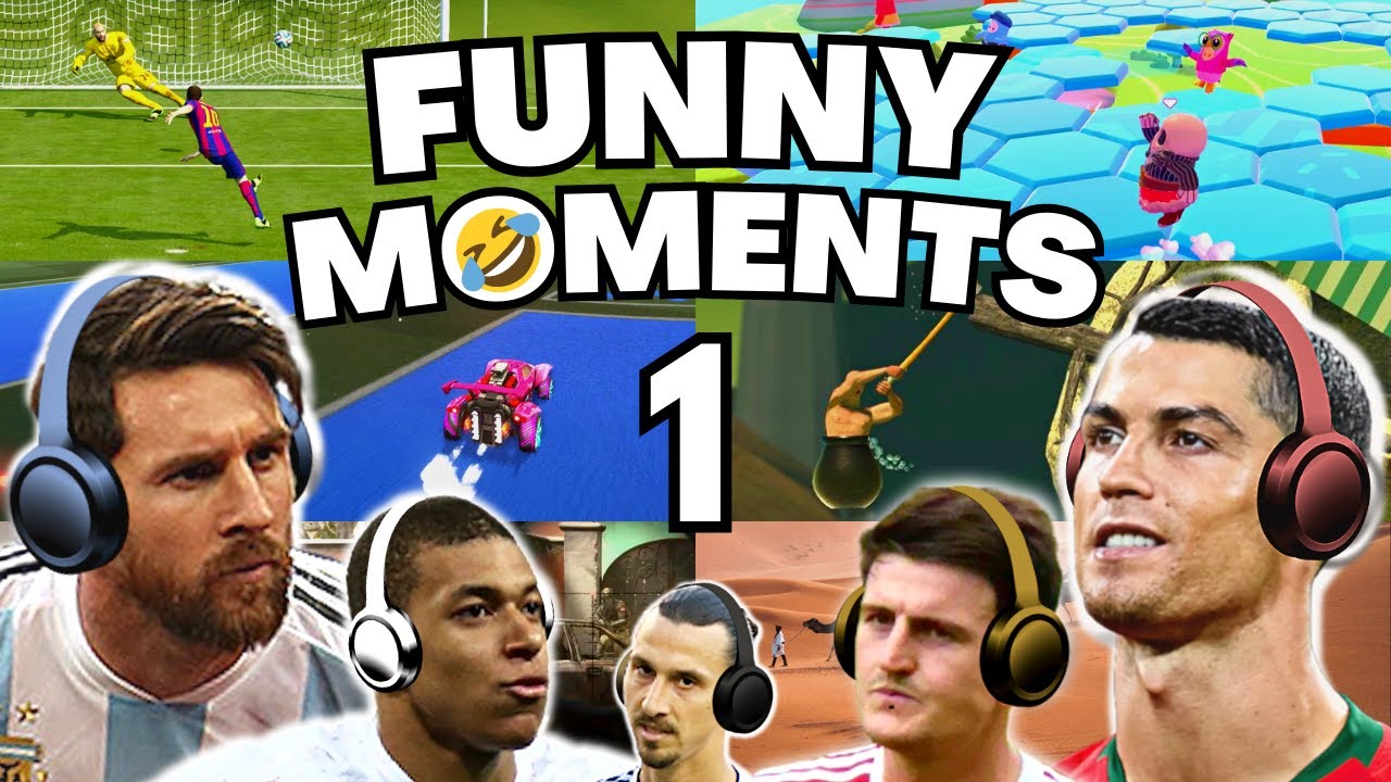 Messi & Ronaldo Plays FUNNIEST MOMENTS 1! - YouTube