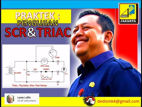 RANGKAIAN UJI SCR dan TRIAC - YouTube