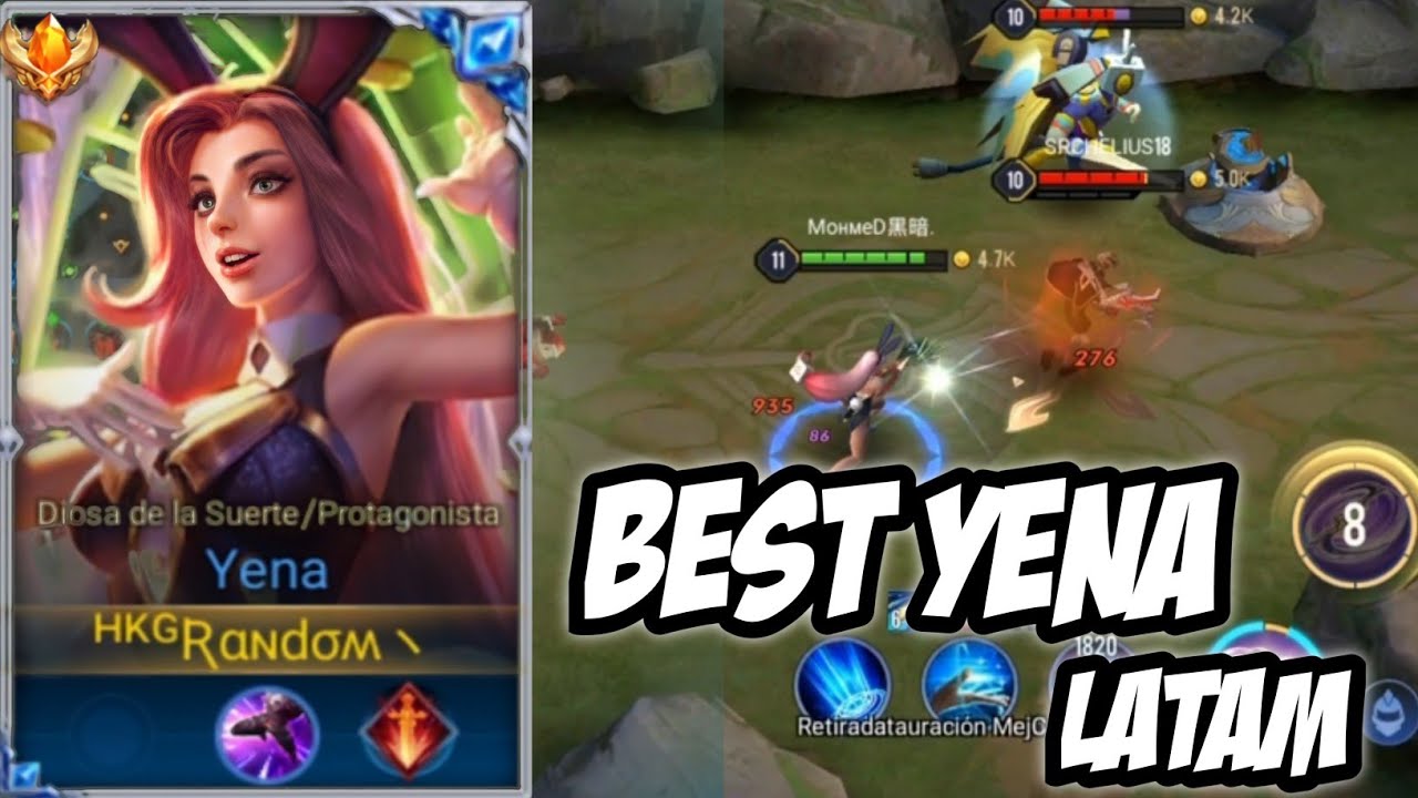 BEST YENA latam HIGHLIGHT KILLS Arena Of Valor/ Xirus MC. - YouTube