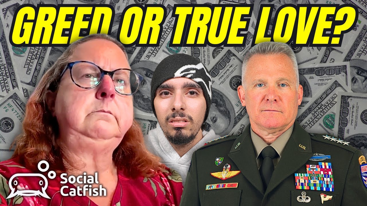 GREEDY CATFISH Victim + "4* General" = Crazy Romance Scam - YouTube