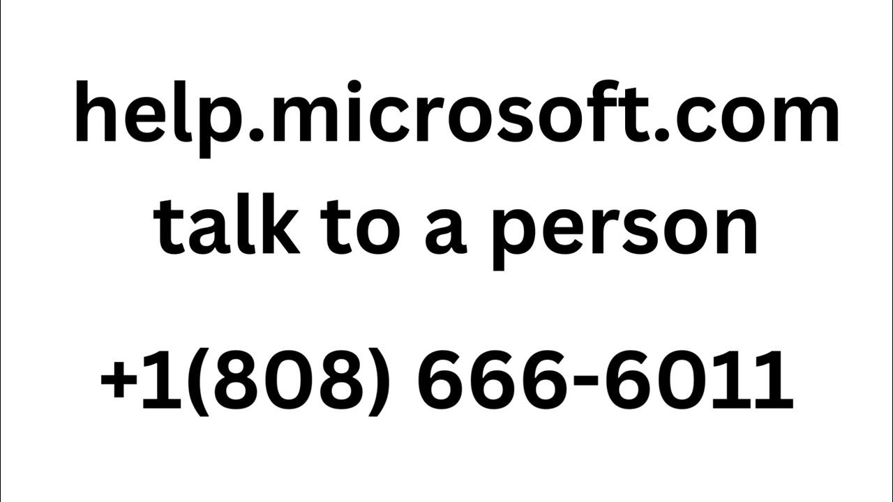 Help microsoft Talk To A Person 1 808 666 6011 Support YouTube help-microsoft-talk-to-a-person-1-808-666-6011-support-youtube