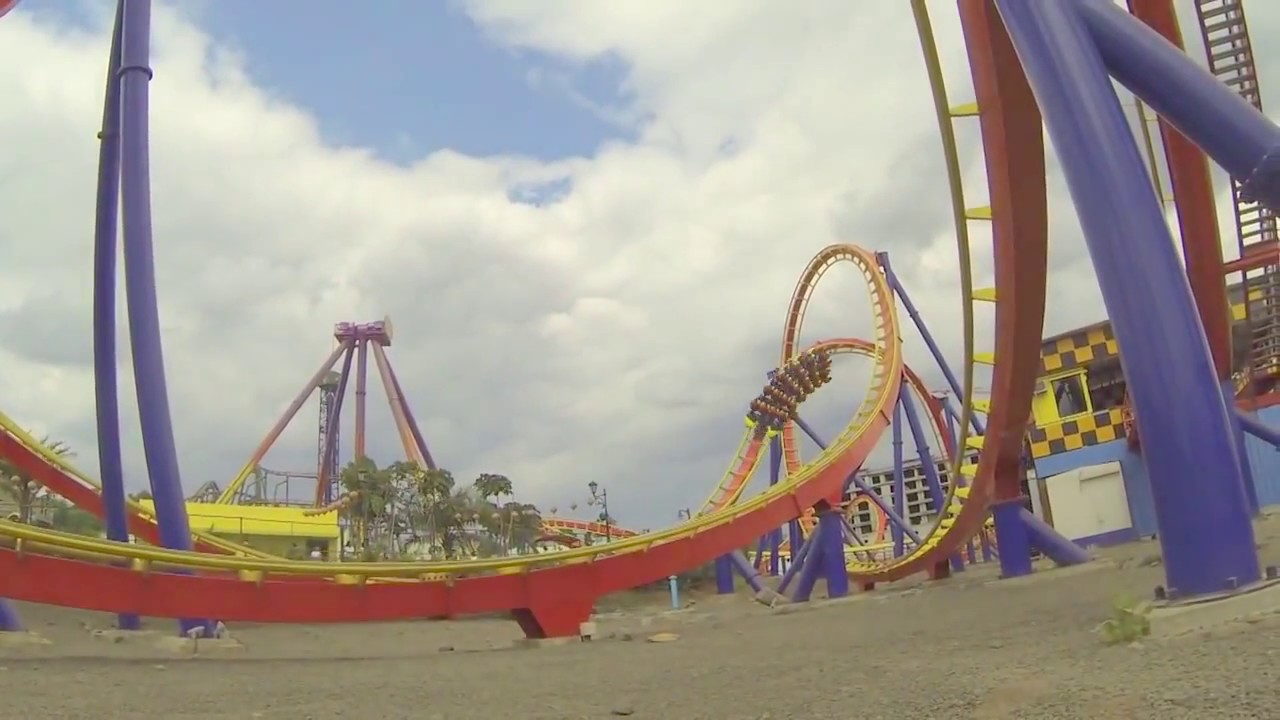 Nitro roller-coaster from imagica india - YouTube