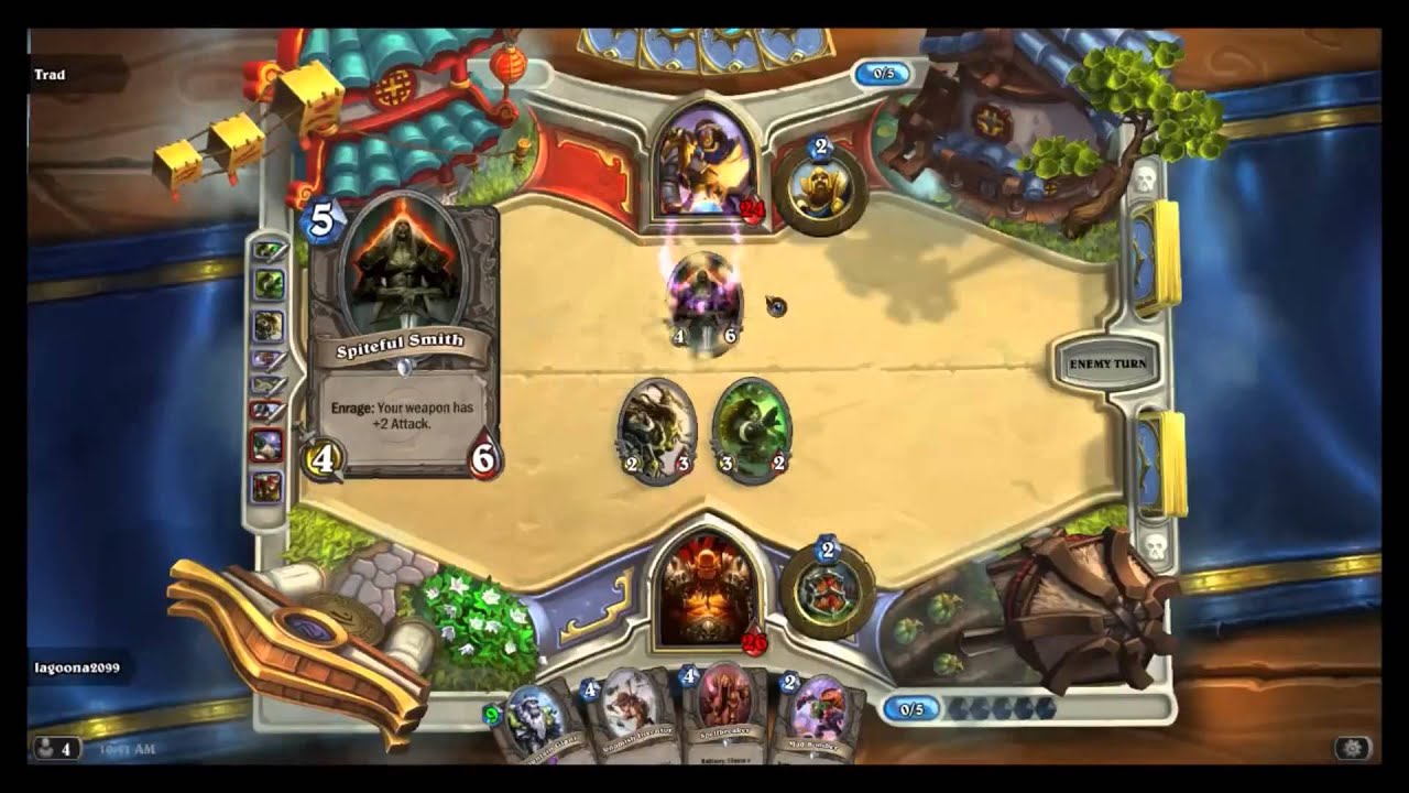 Warsong Commander OP in Hearthstone Arena - YouTube
