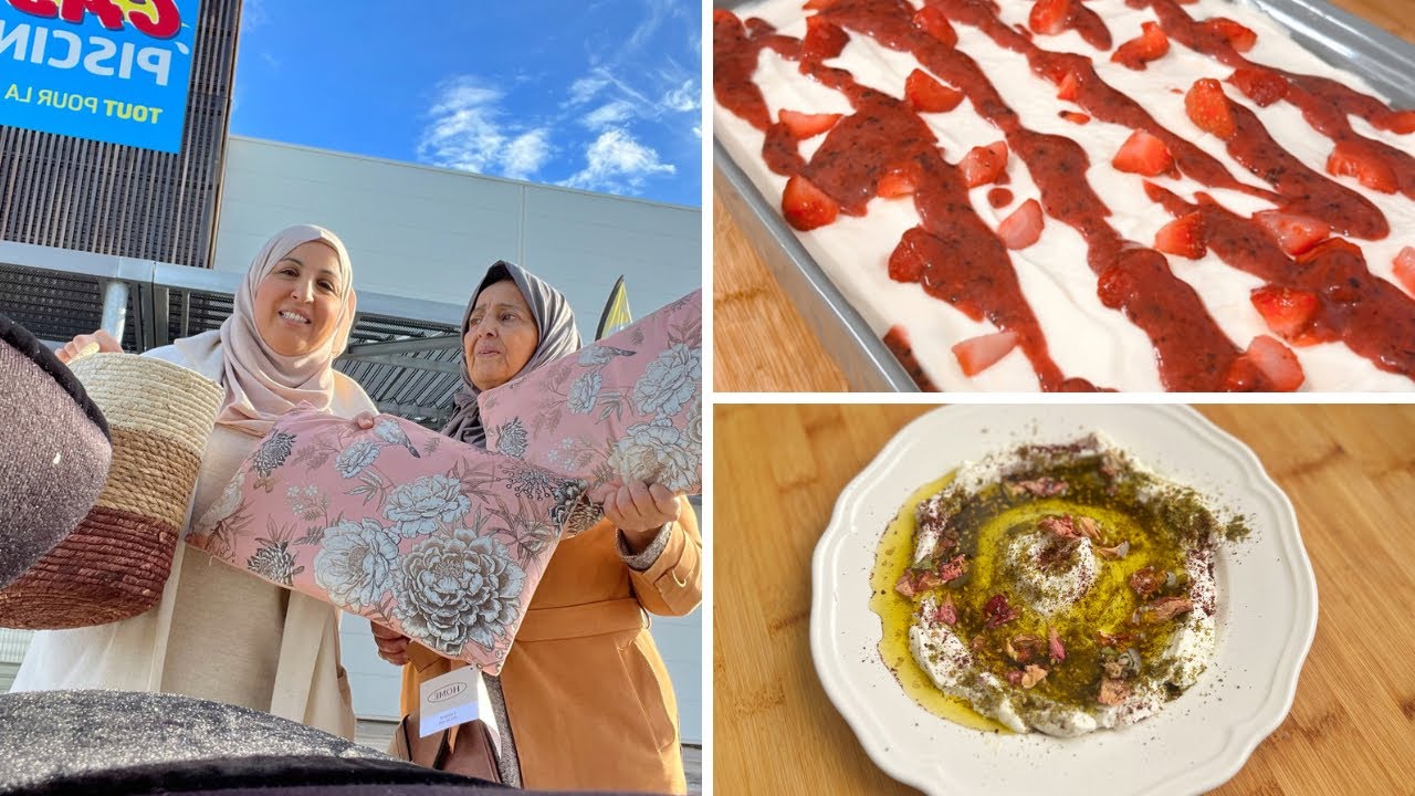 VLOG : HAUL AVEC MAMOUNETTE / RECETTES TIRAMISU AUX FRUITS ROUGES - YouTube