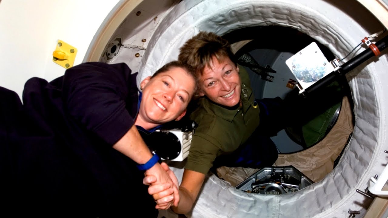 Two Historic Female Space Commanders - YouTube